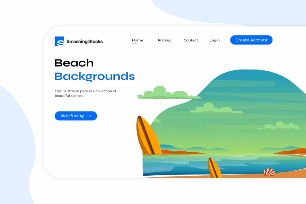 25 Sea and Beach Backgrounds – MasterBundles