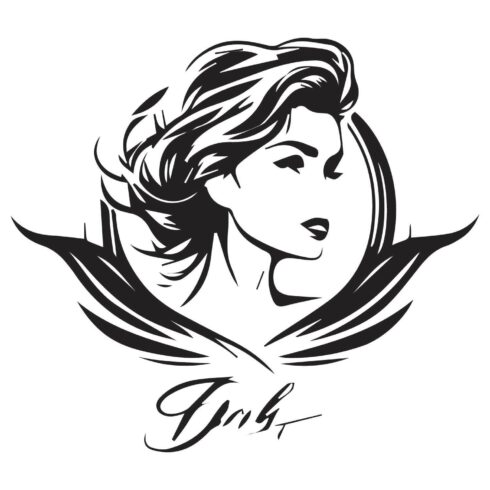 4 Minimal clean Beauty logo - MasterBundles