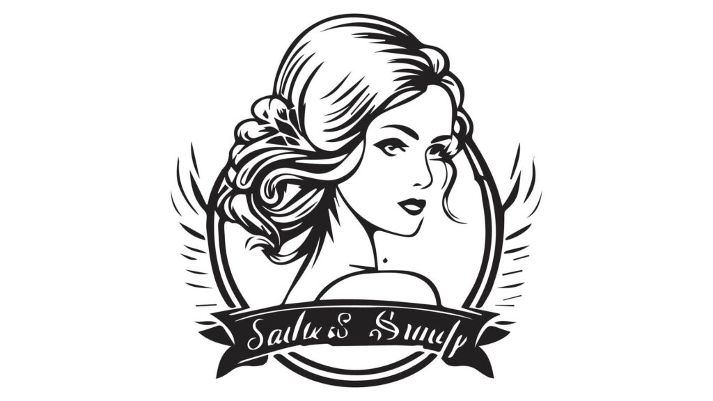 4 Minimal clean Beauty logo - MasterBundles