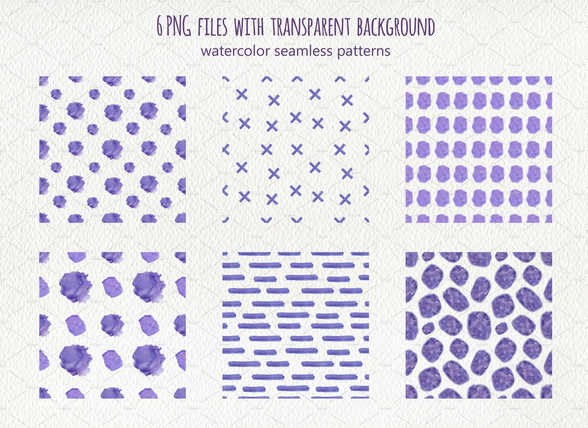 Very Peri Watercolor Patterns – MasterBundles