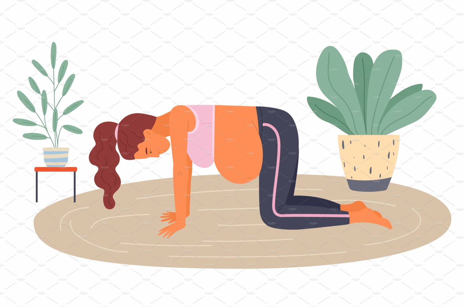 Birth position for childbirth labor – MasterBundles