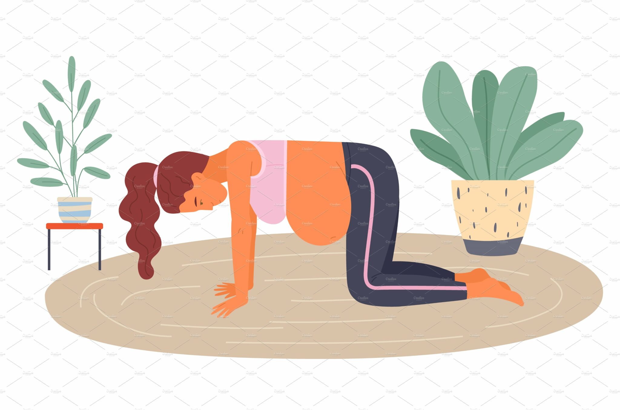 Birth position for childbirth labor – MasterBundles