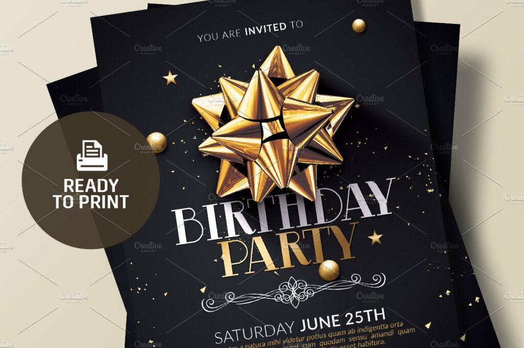 Birthday Party | Invitation Template – MasterBundles Birthday Party | Invitation Template – MasterBundles