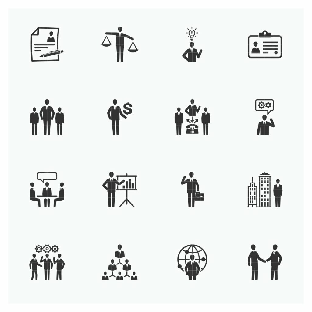Business & Management Icons - Set 1 – MasterBundles