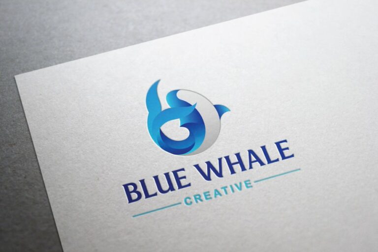 Blue Whale Logo – MasterBundles