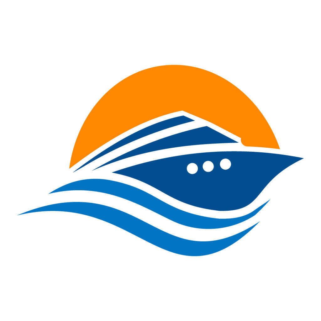 Creative Boat vector logo design - MasterBundles