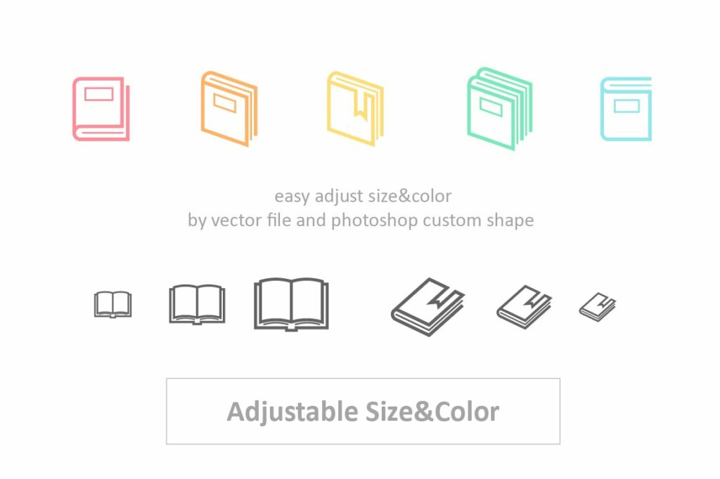 Book Symbol Icons – MasterBundles