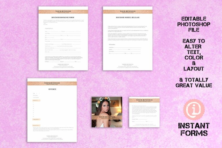 Photography Boudoir Release Forms – MasterBundles