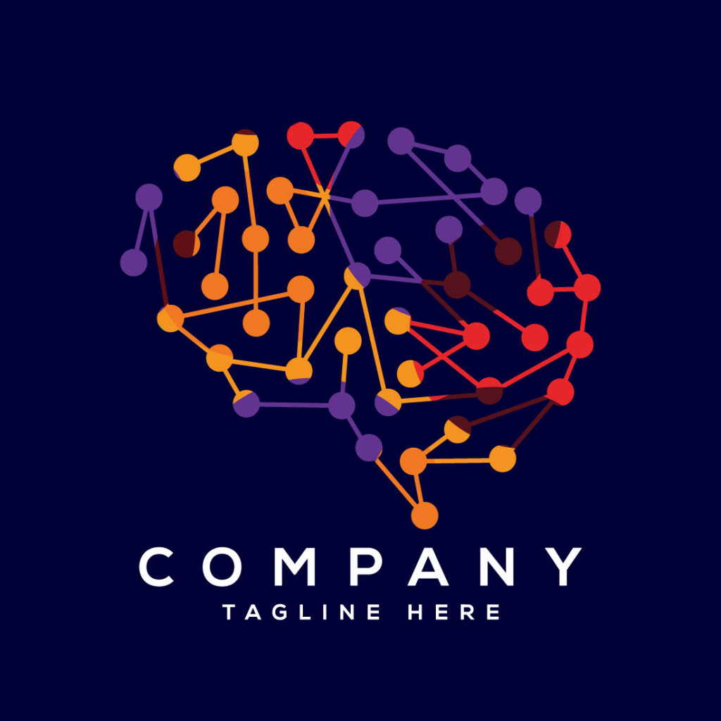 Human Brain Logo Design Template - MasterBundles