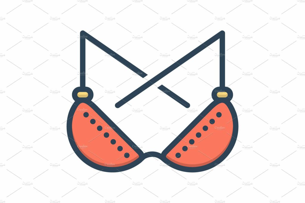 Bras underwear color icon – MasterBundles