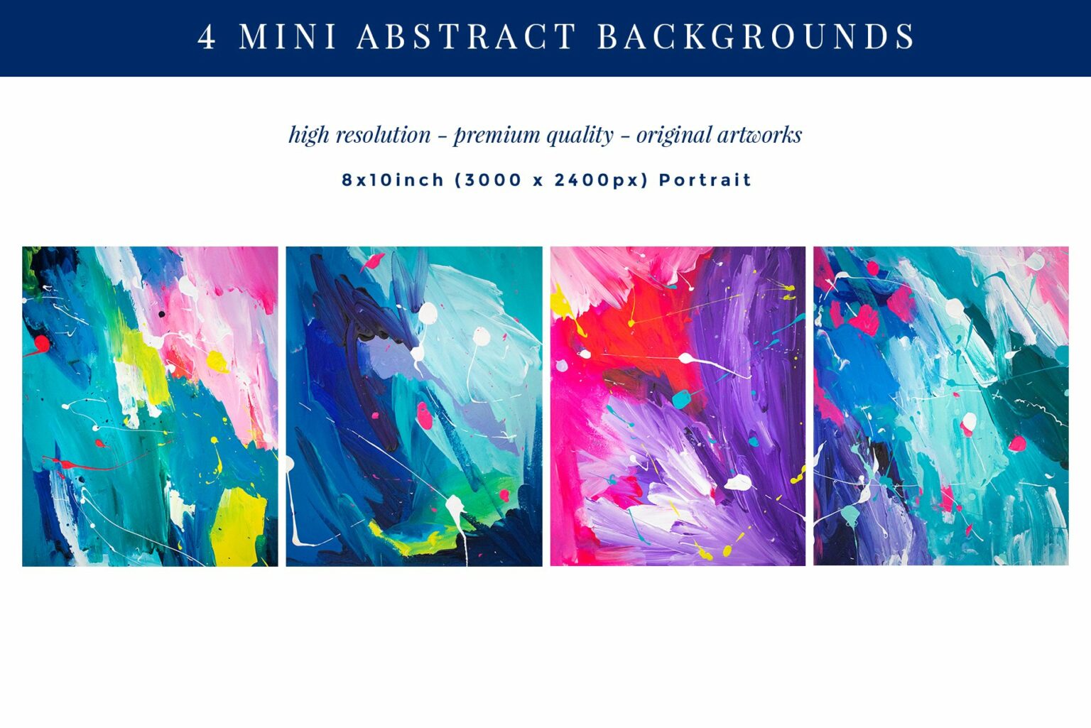 Bright Abstract Backgrounds – MasterBundles