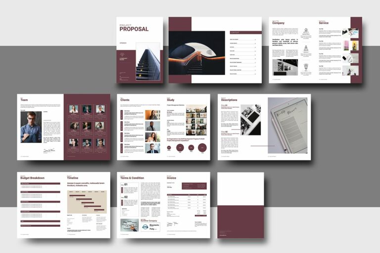 Proposal Brochure Template – MasterBundles