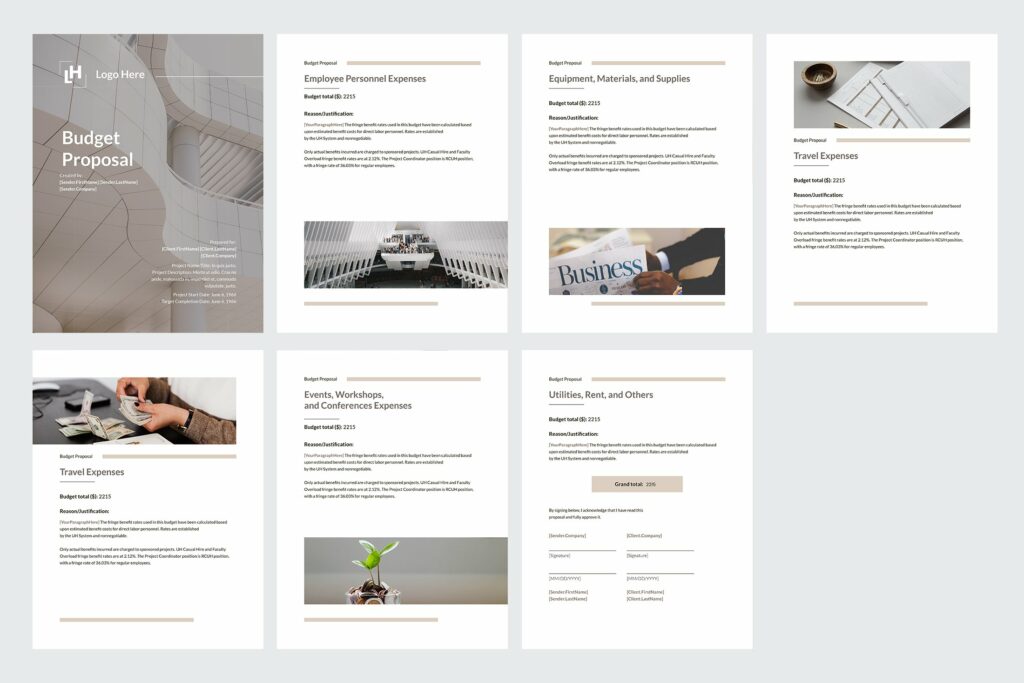Business Proposal Templates | CANVA – MasterBundles