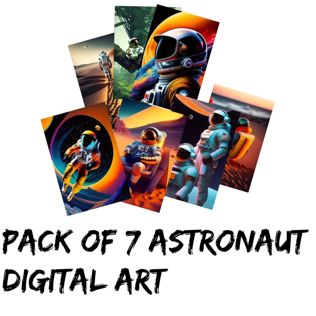 Bundle of Astronaut Digital Art - MasterBundles