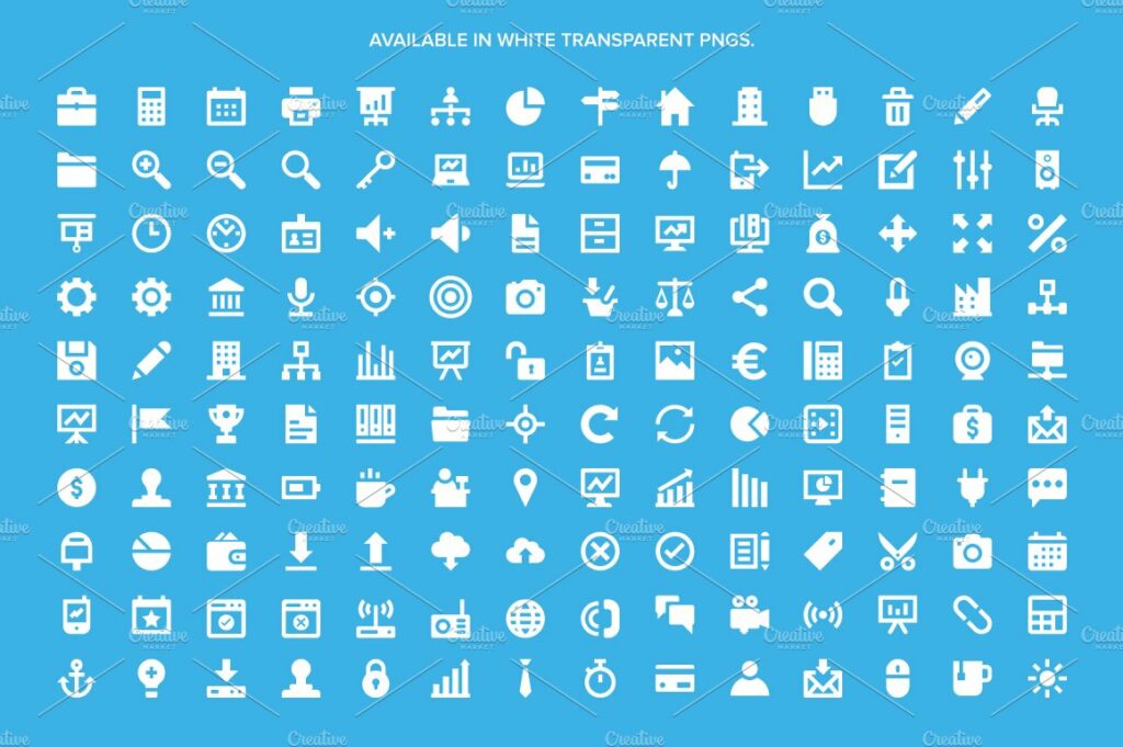 125+ Business Material Design Icons – MasterBundles