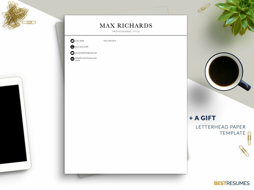 C-Level Resume Template Word – MasterBundles