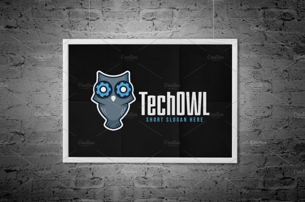 TechOwl Logo – MasterBundles
