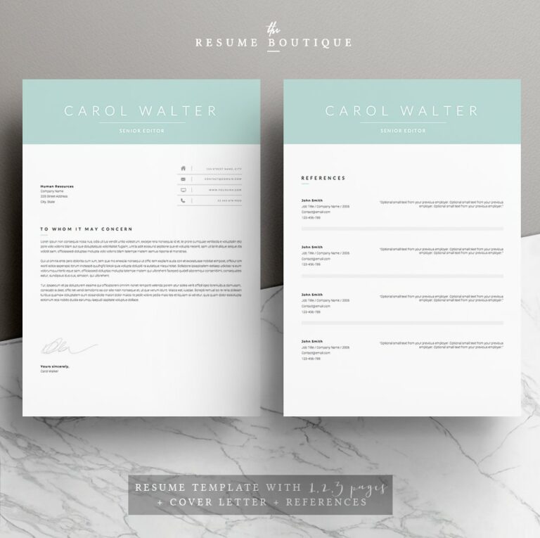 5 page Resume Template | Upgrade – MasterBundles