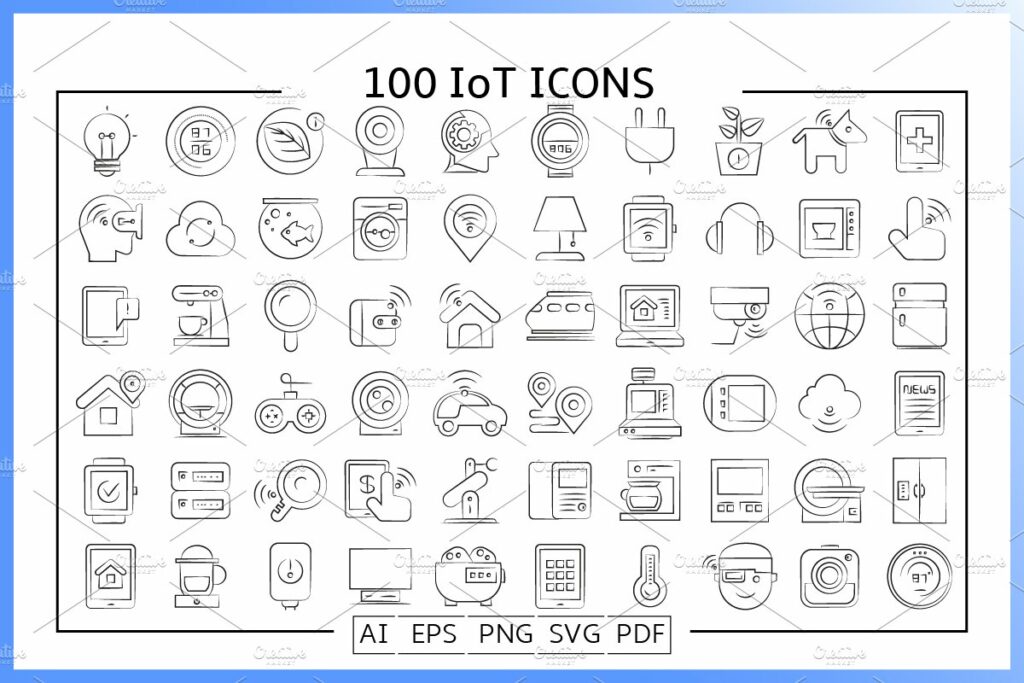 Internet of Things IoT Icons – MasterBundles