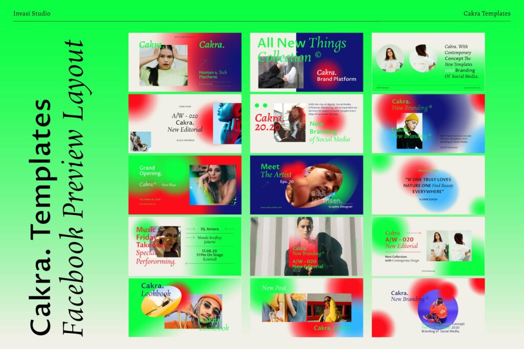 CAKRA - Social Media Kit Templates – MasterBundles