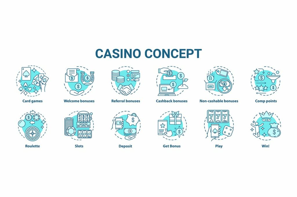 Casino concept icons set – MasterBundles