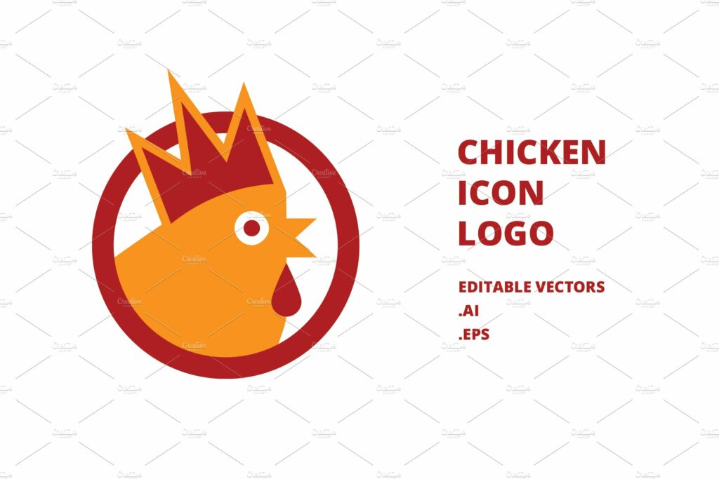 Chicken Icon / Logo – MasterBundles