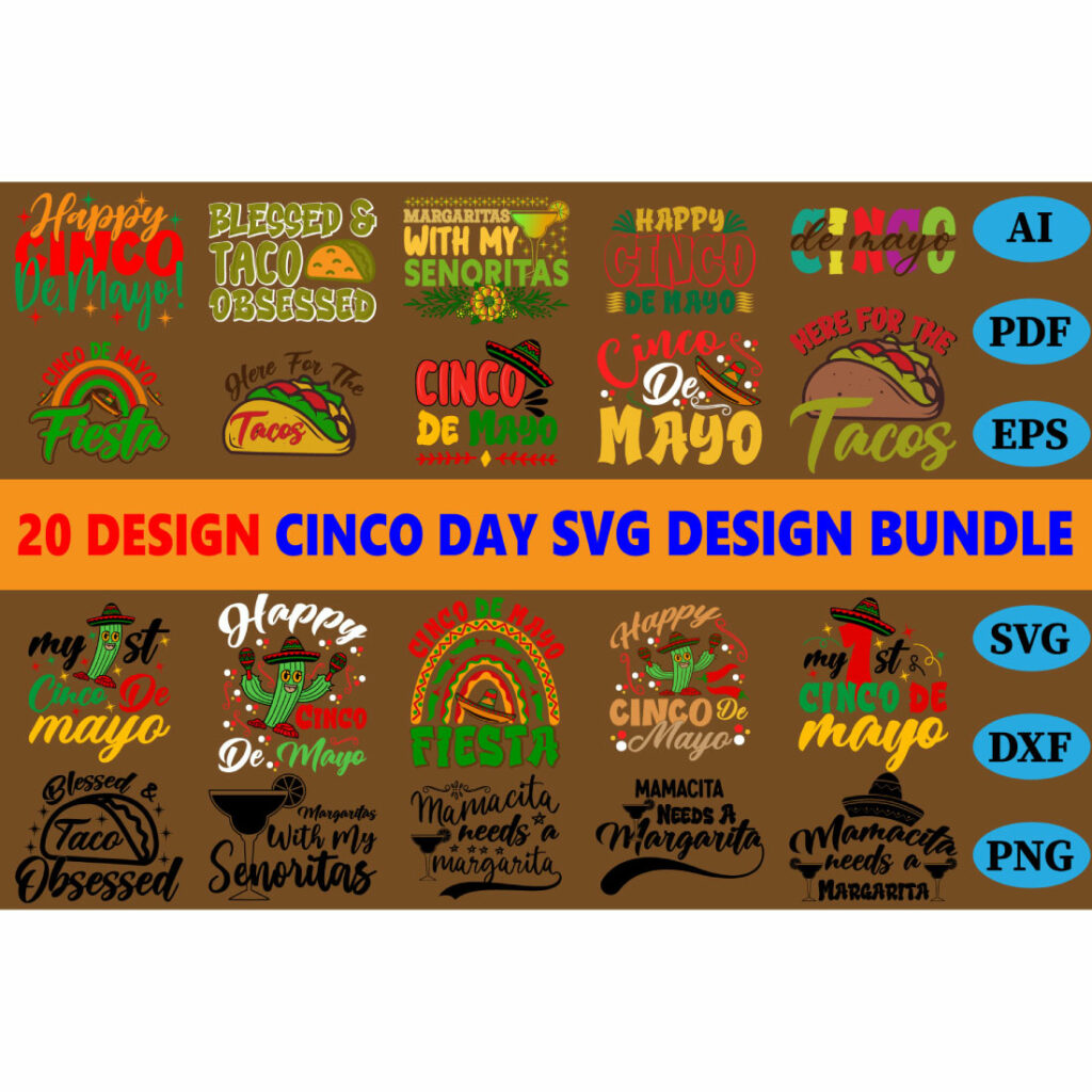 Chinco Day SVG Design Bundle - MasterBundles