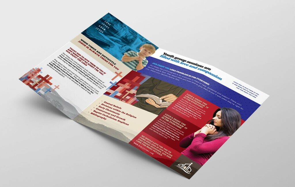 Church Trifold Brochure Template – MasterBundles