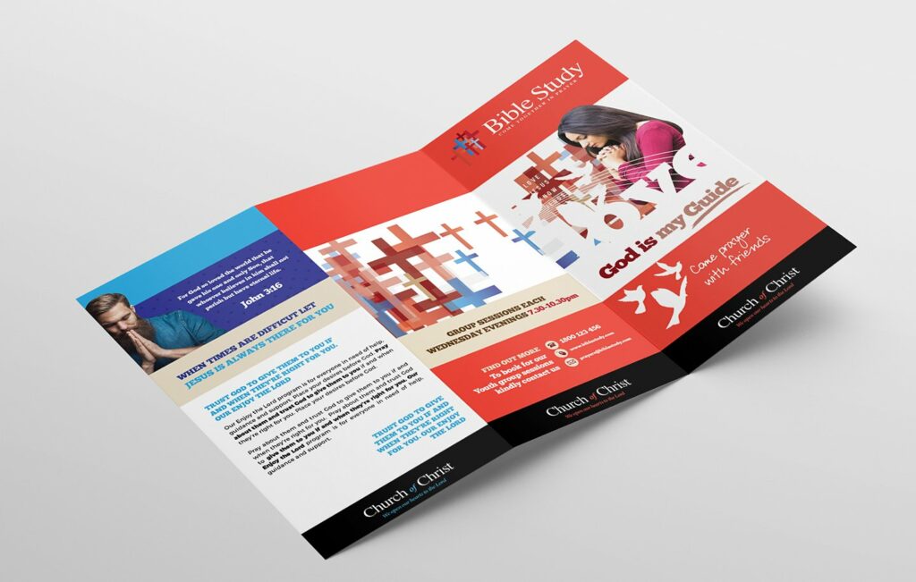 Church Trifold Brochure Template – MasterBundles