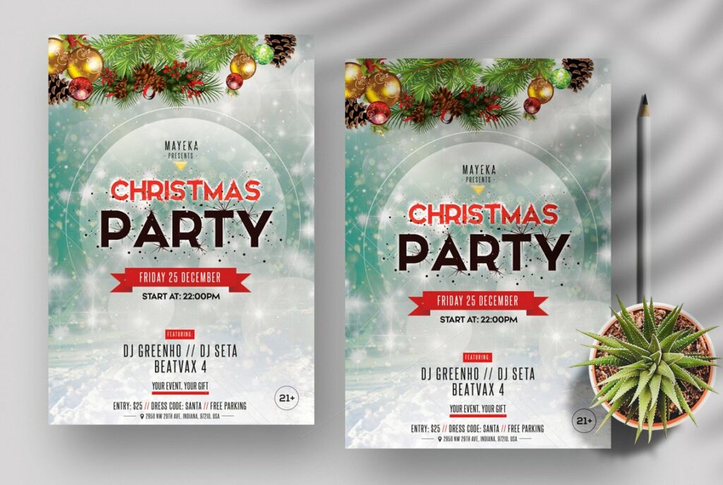 Christmas Party - 2020 PSD Flyer – MasterBundles