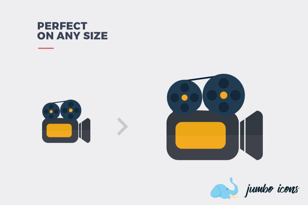 Flat Icons- Cinema Set – MasterBundles