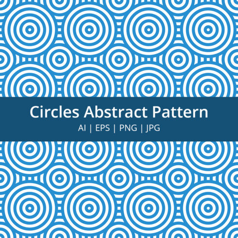 Circles Abstract Seamless Pattern Digital Papers - Vector - MasterBundles