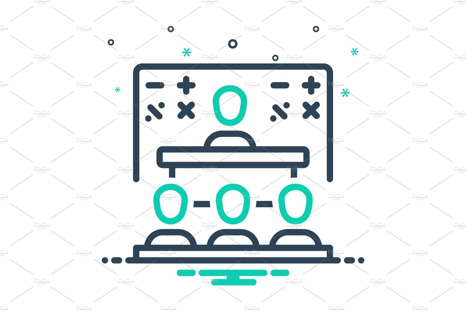 Classes classroom mix icon – MasterBundles