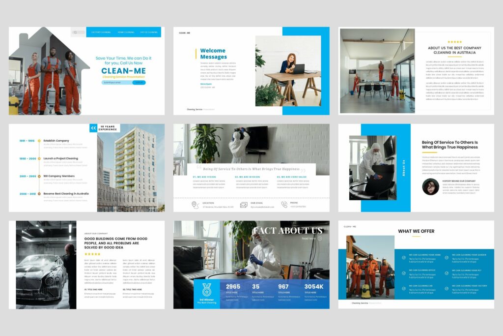 Cleaning Service Power Point – MasterBundles
