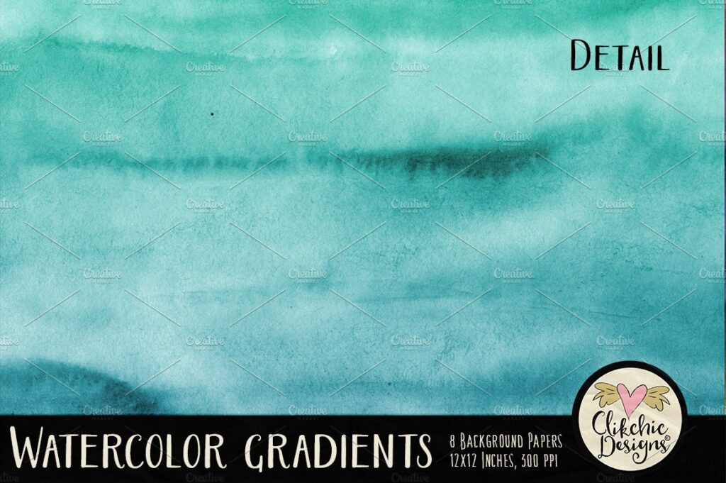 Watercolor Gradients Texture Pack – MasterBundles