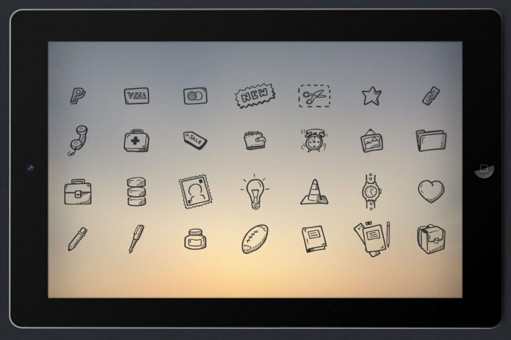e-Commerce - Hand Drawn Icons – MasterBundles