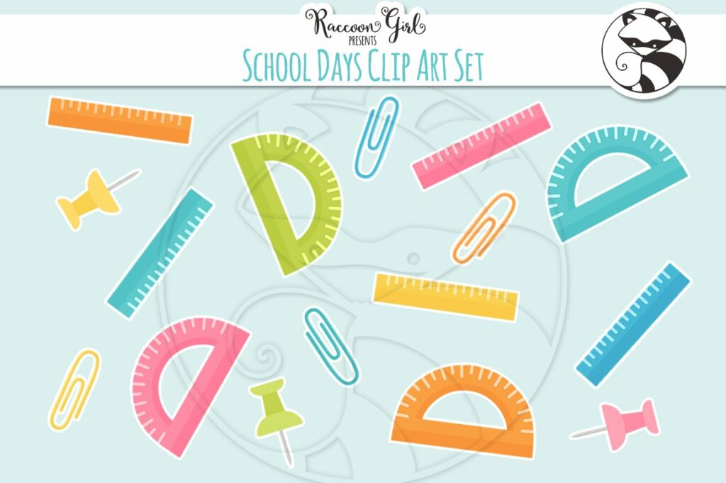 School Days Clipart Set – MasterBundles