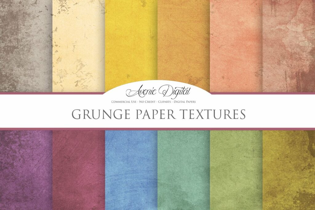 Grunge Paper Textures – MasterBundles