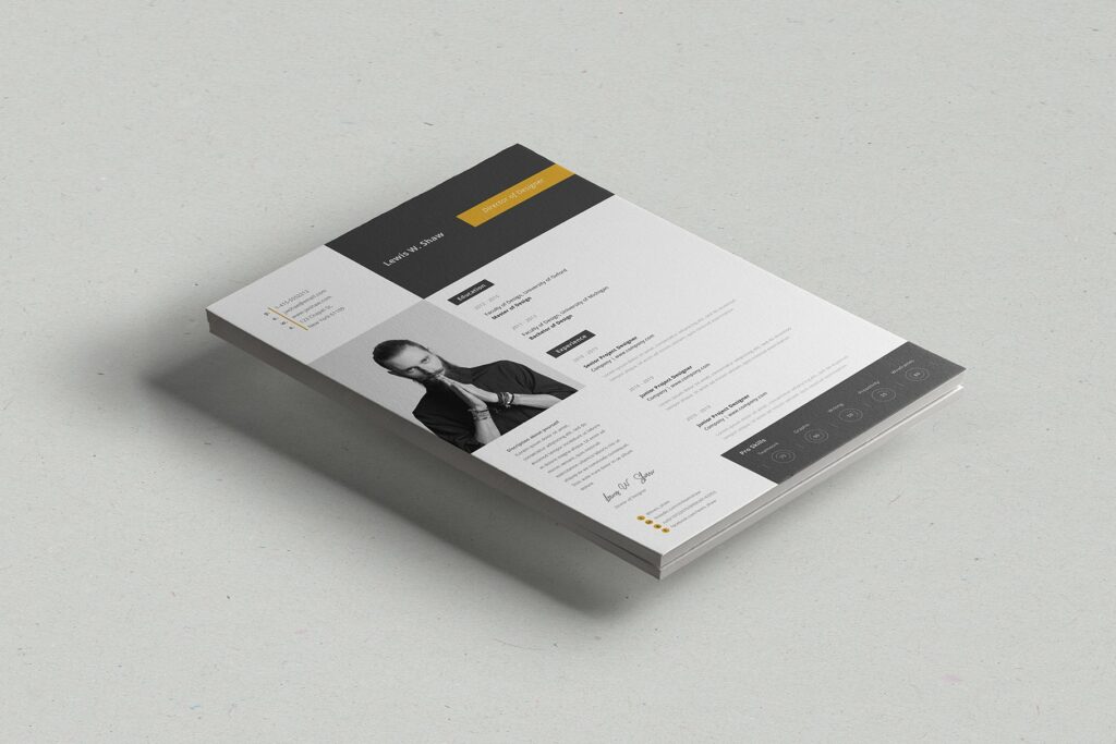 Delta Resume Template – MasterBundles
