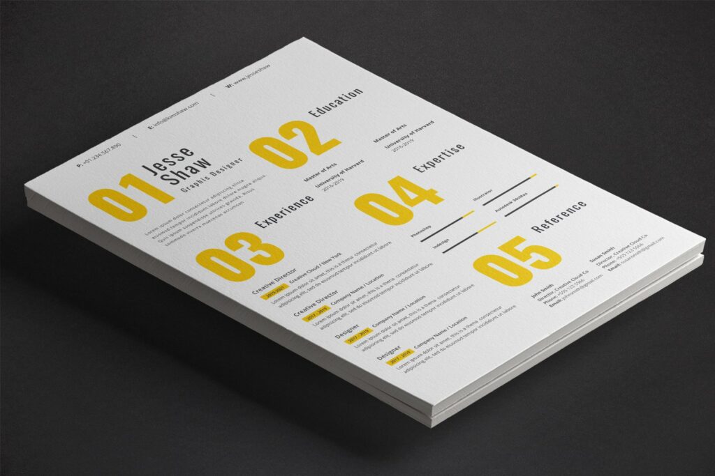 Jesse Resume Template – MasterBundles