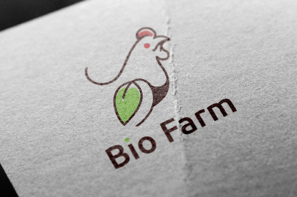 Leaf Bio Organic Chicken Farm Logo – MasterBundles