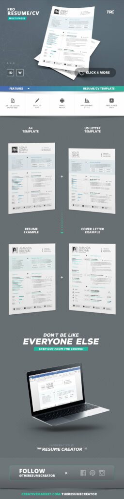 Pro Resume/Cv Template – MasterBundles