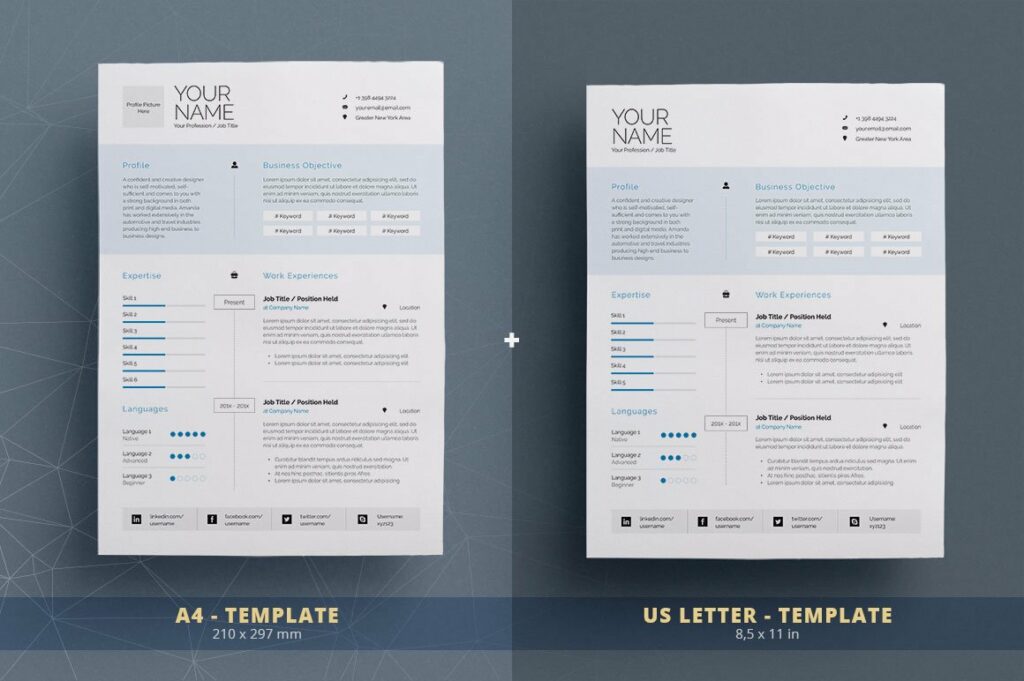 Pro Resume/Cv Template – MasterBundles