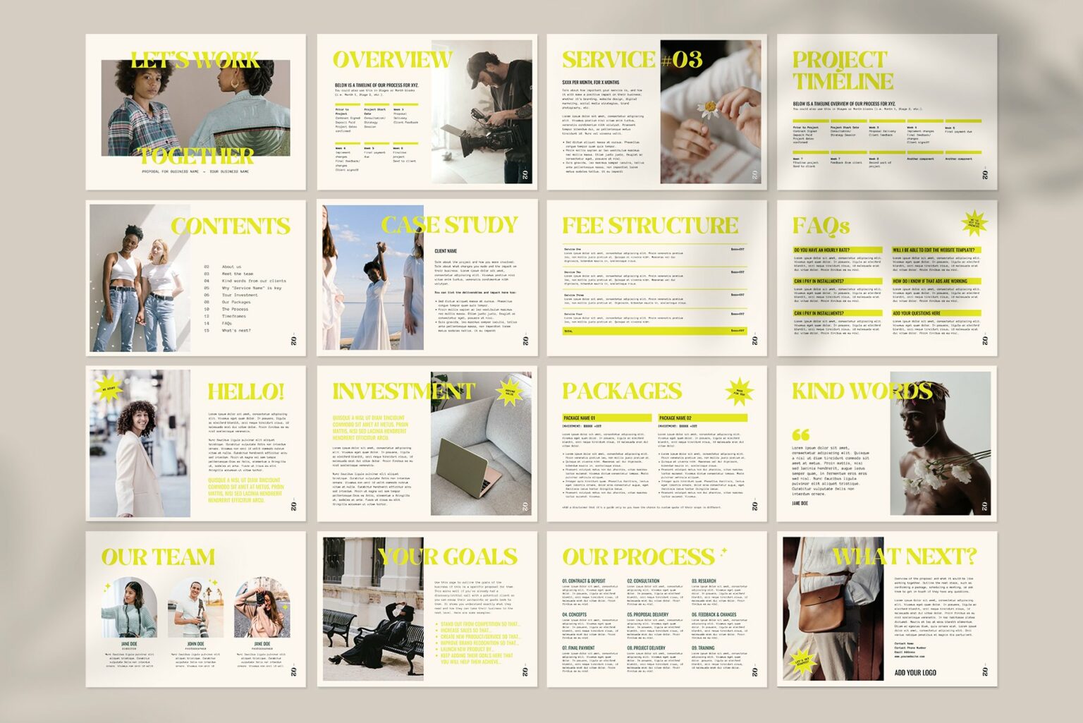 Fee Proposal - Canva Template – MasterBundles