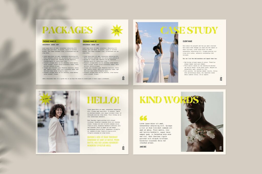 Fee Proposal - Canva Template – MasterBundles