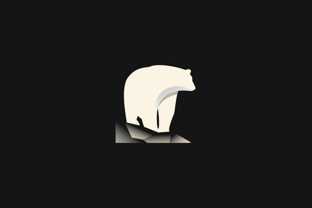 Polar Bear Logo Symbol Vector Design – MasterBundles