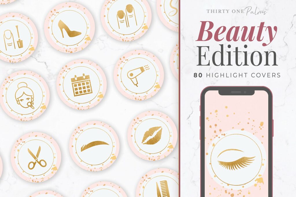 Beauty Instagram Highlight Covers – MasterBundles