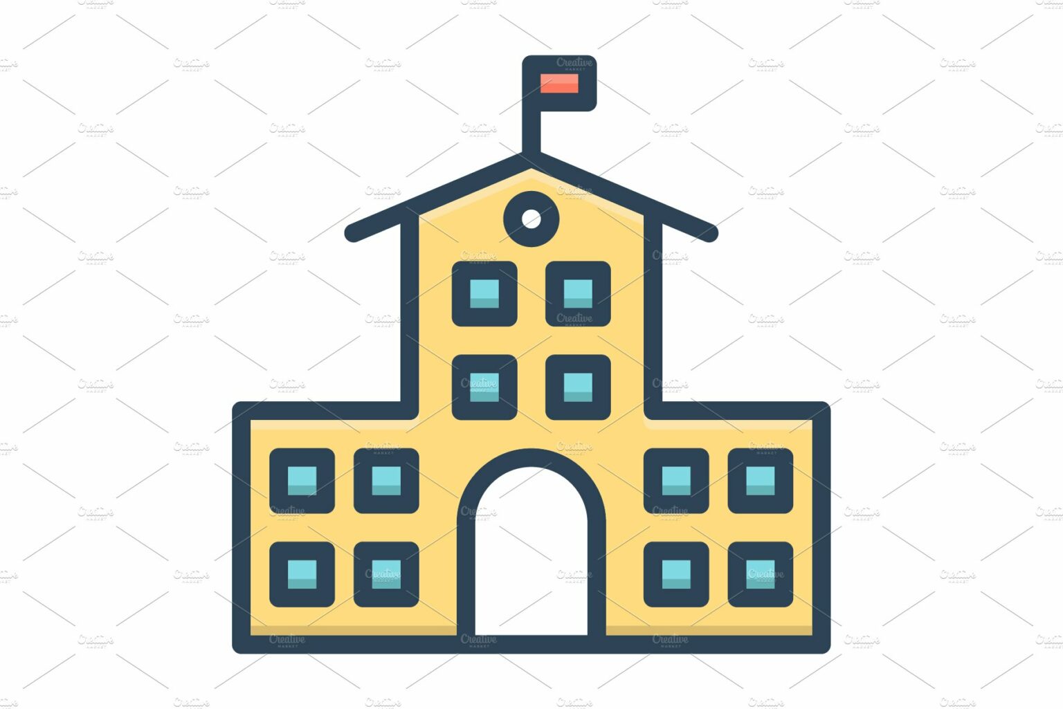 College educational color icon – MasterBundles