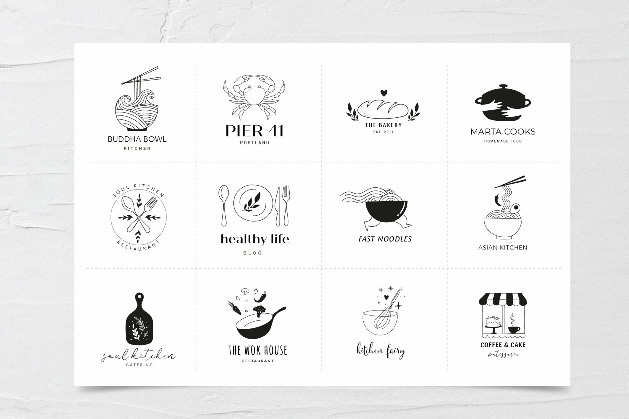 Cook & Bake logos collection – MasterBundles