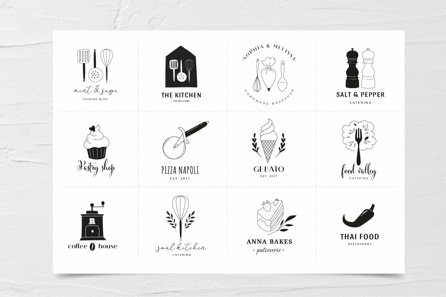 Cook & Bake logos collection – MasterBundles